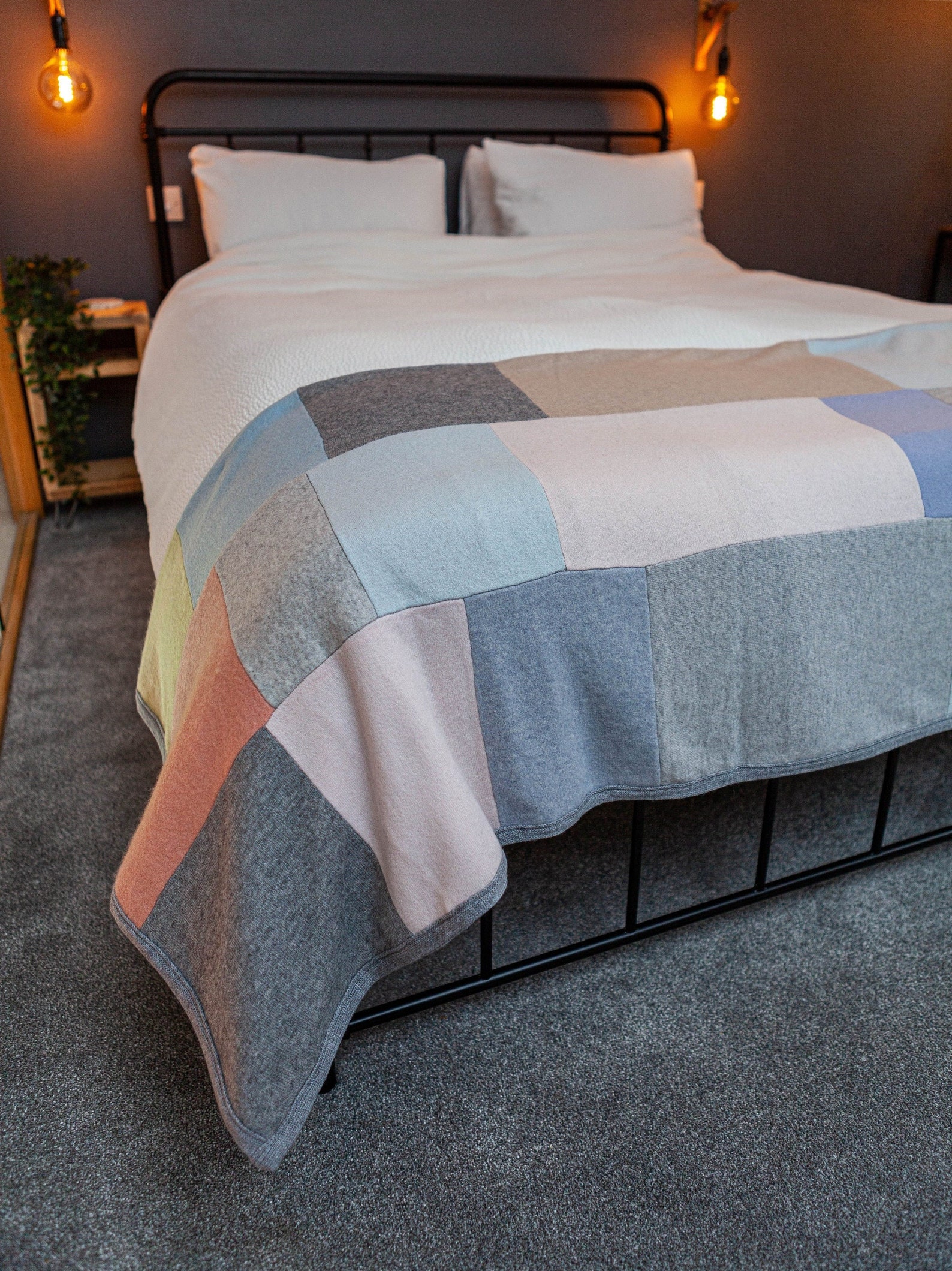 Cashmere Blanket Recycled Cashmere Blanket Large Cashmere Blanket ...