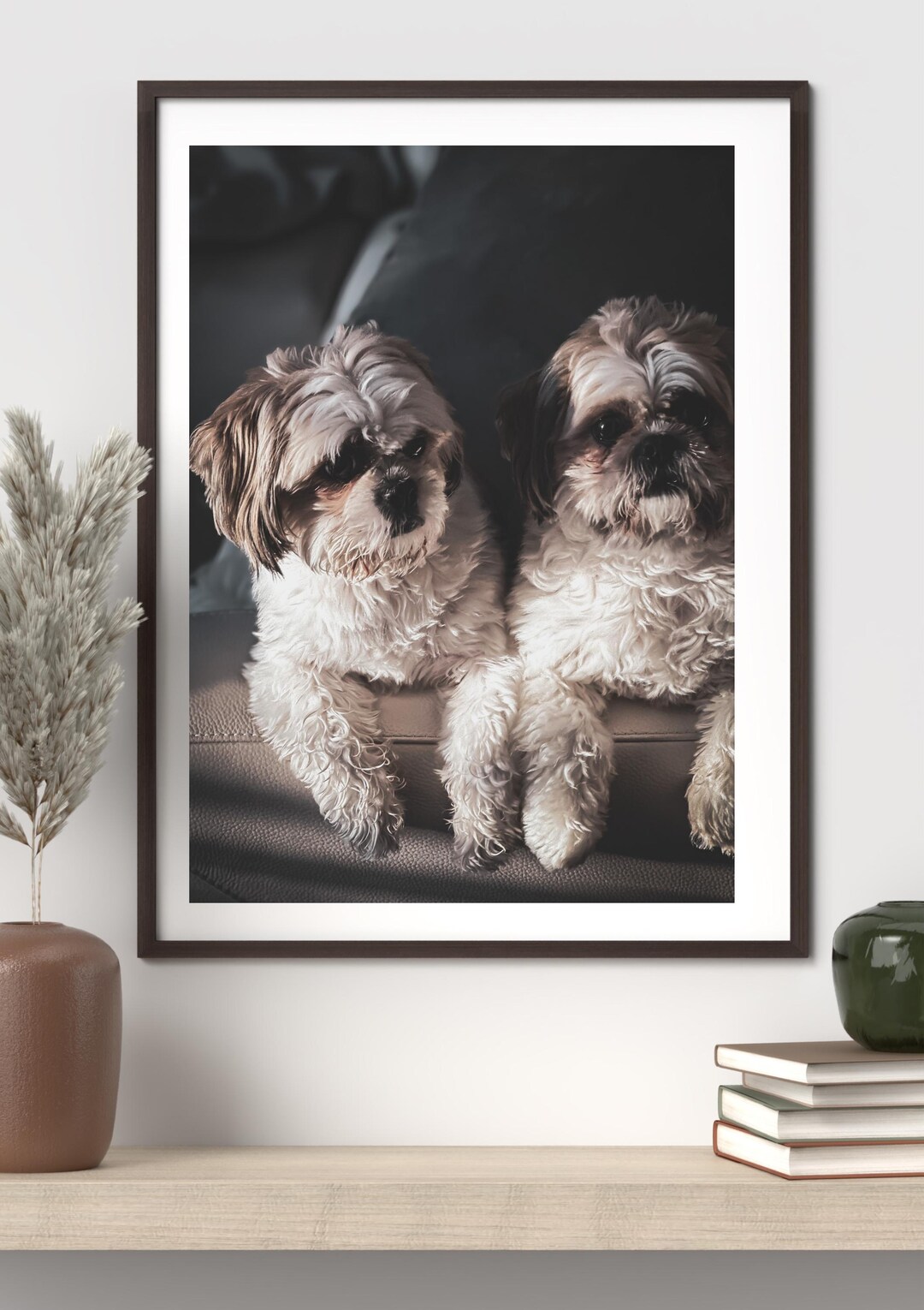 Shih Tzu Photography Print • Calm Dog Wall Art • Neutral Home Decor ...