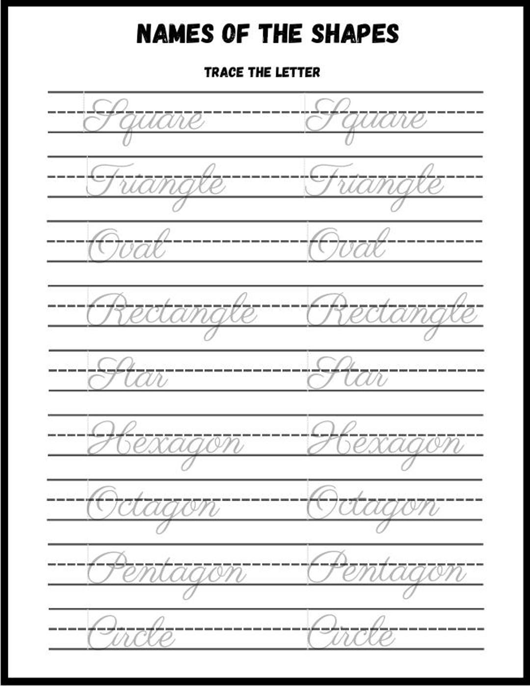 100 Pages Alphabet Tracing Uppercase Lowercase Printable - Etsy