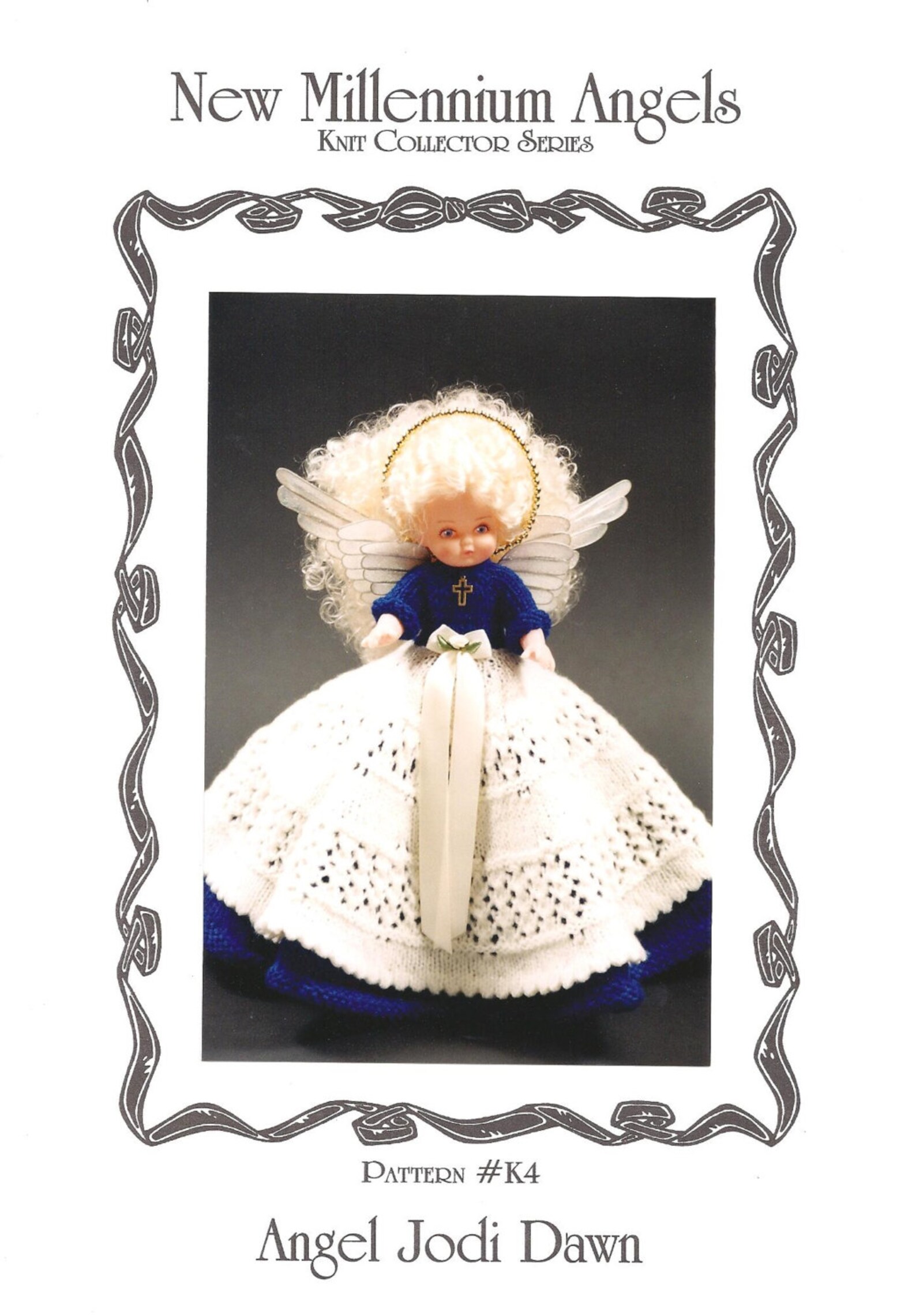 PDF Pattern. Knit Angel Doll Pattern ANGEL Jodi Dawn 4 in Millennium ...