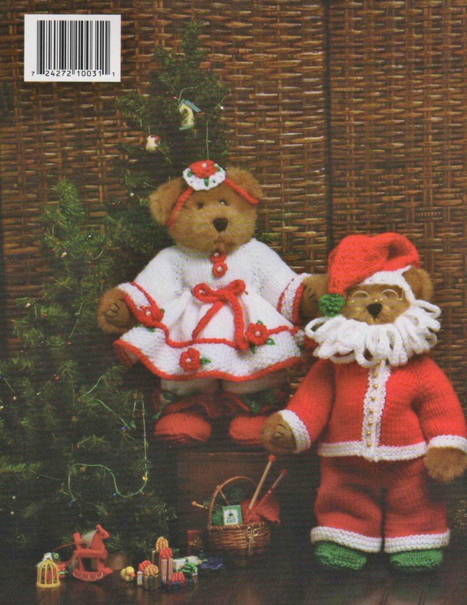 Pdf Pattern - Mr & Mrs Santa Claus to KNIT or CROCHET - Christmas Santa ...