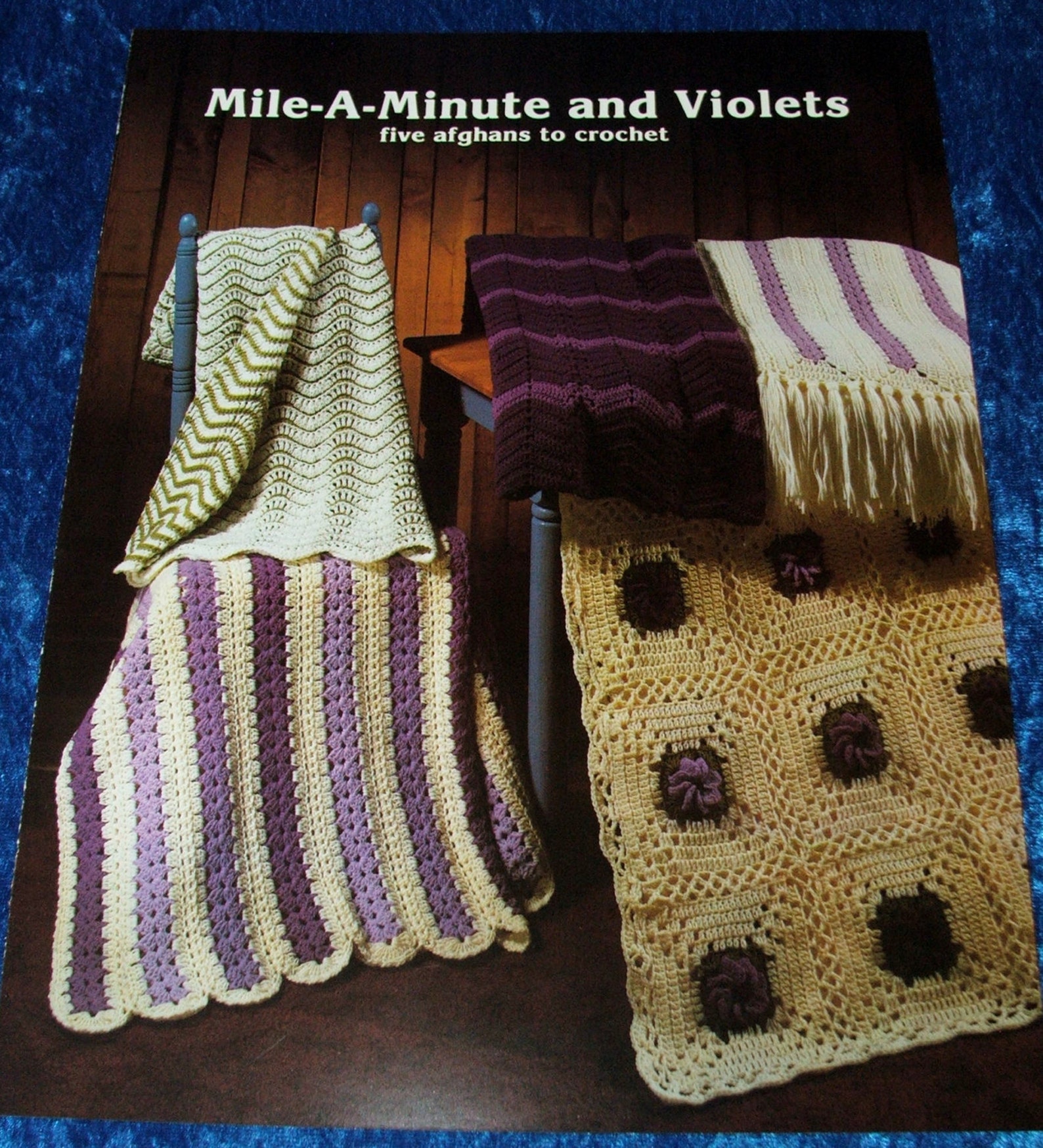 Lot 4 Beautiful Crochet AFGHAN PATTERN BOOKS by Jao - Etsy