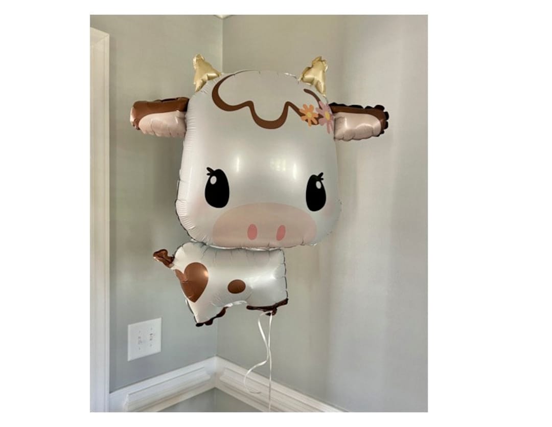 Cow Balloon Baby Cow Balloon Cowgirl Cowboy Party Cow Themed Baby ...