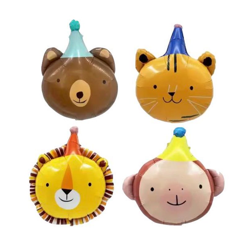 Animal Birthday Party Balloons - Etsy