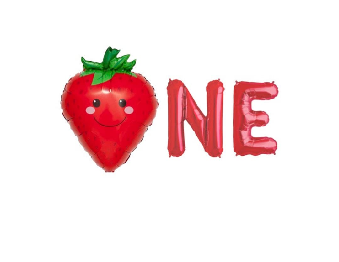 One is Sweet Birthday, One Berry Sweet Girl, Strawberry Balloon, One is ...