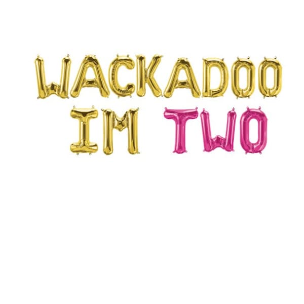 Wackadoo Im Two Decorations - Etsy