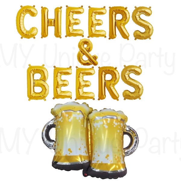 Cheers and Beers Balloons - Etsy