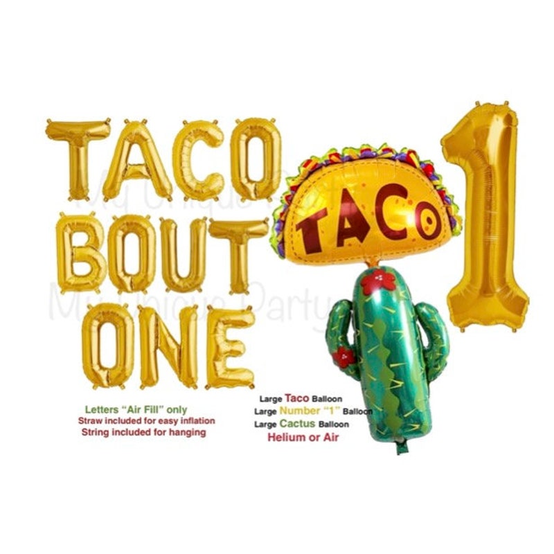 Taco First Birthday - Etsy