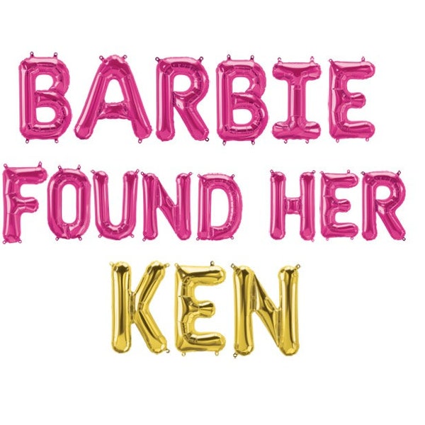 Barbie Found Her Ken Banner - Etsy