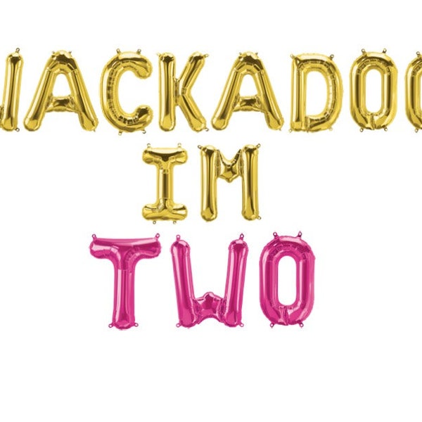 Wackadoo Two Banner - Etsy