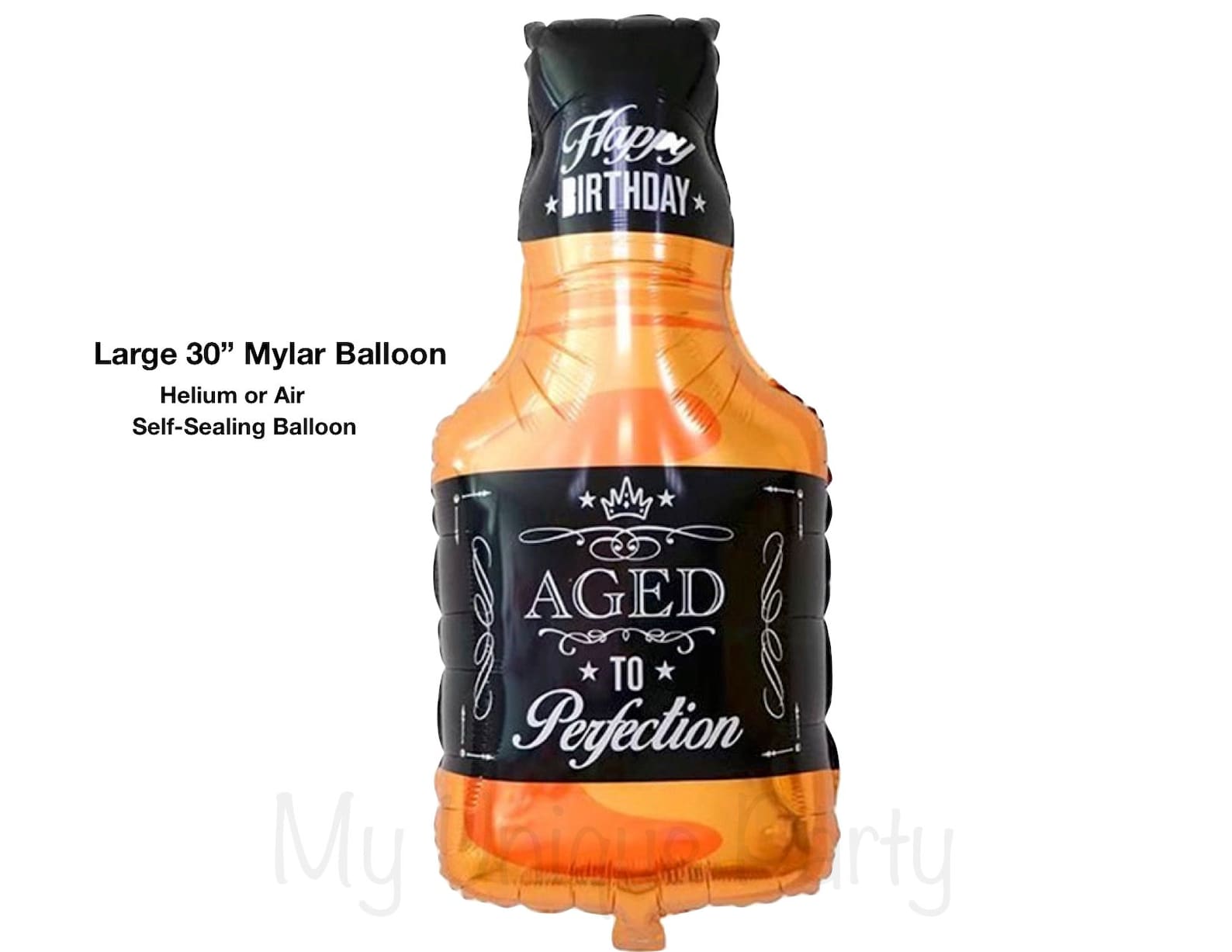 AGED TO PERFECTION Balloon Banner - Whiskey Balloon - Mylar Letters - Etsy
