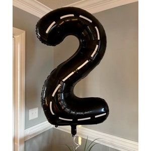 Two Fast Race Car Decorations TWO FAST Balloon Banner Large Number 2 ...