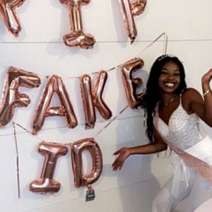 RIP FAKE ID Balloons 21st Birthday Finally 21 Fake Id Banner Twenty ...