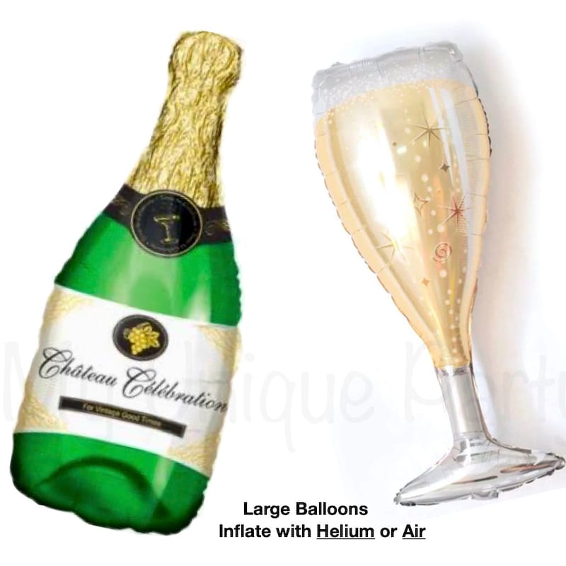 Champagne Balloon - Etsy