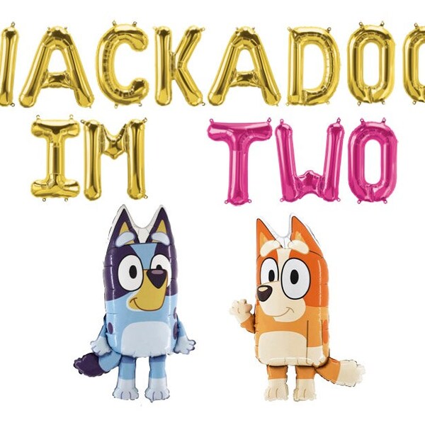 Bluey Girl Balloons - Etsy