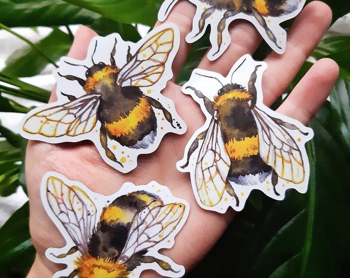 Mosaic Bee Magnets, Cute Bee Fridge Magnets, Unique Locker Magnets ...