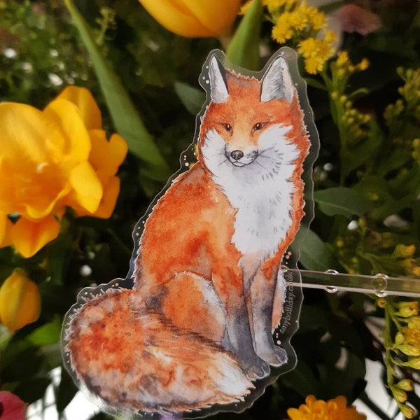 Fox Sticker - Etsy