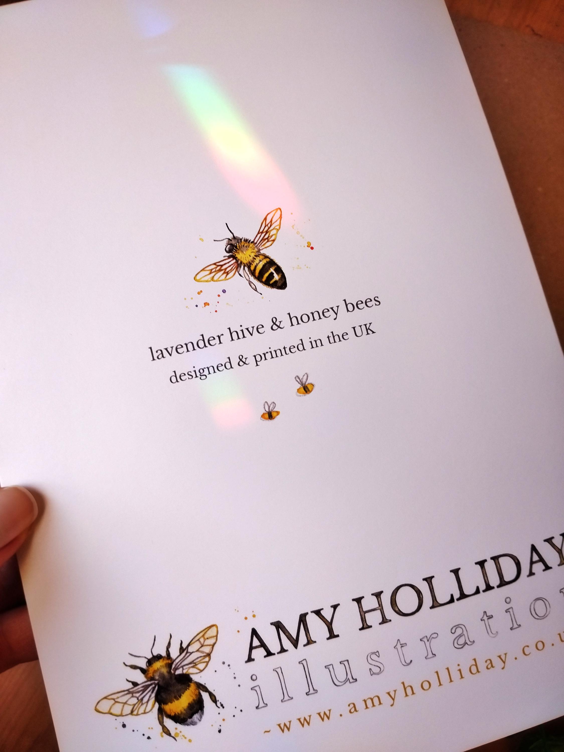 You Are the Bee's Knees | Beehive & Honey Bees Large A5 Thank You ...