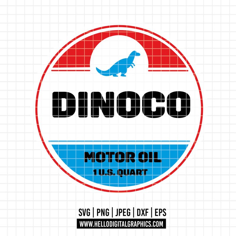 Dinoco Logo - Etsy