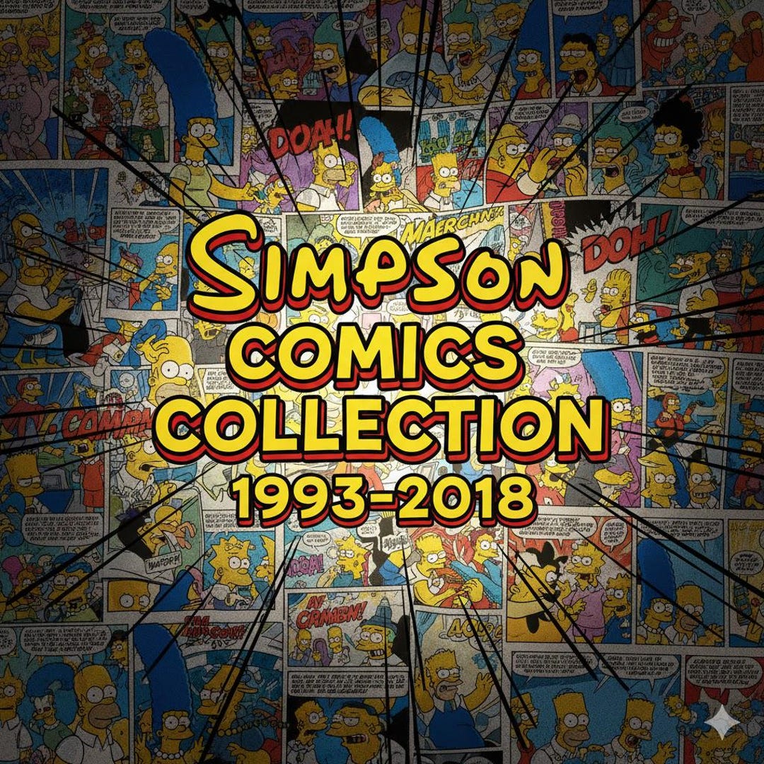 Simpson Comics Collection 1993-2018, Mega Bundle, Bart Simpson 1-100 ...