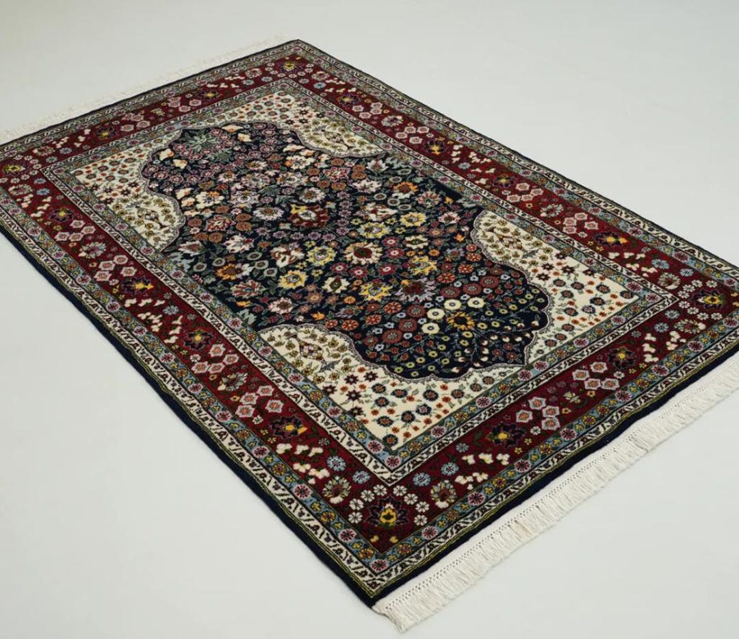 Handmade Hereke Pattern Wool Rug, 120x190 Cm Classic Turkish Area ...