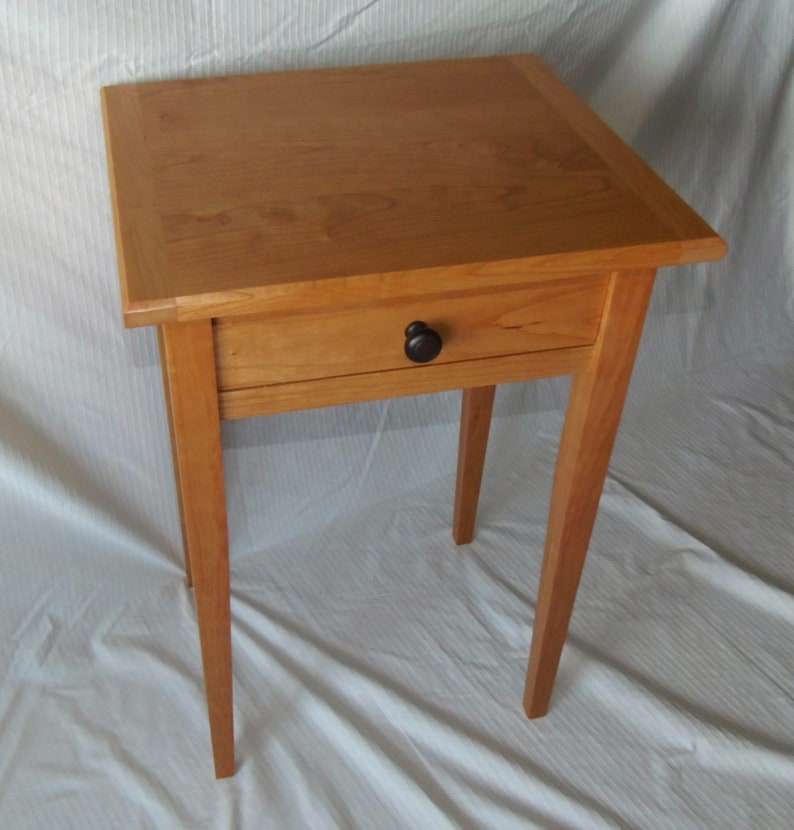 Shaker End Table Made From Solid Cherry - Etsy