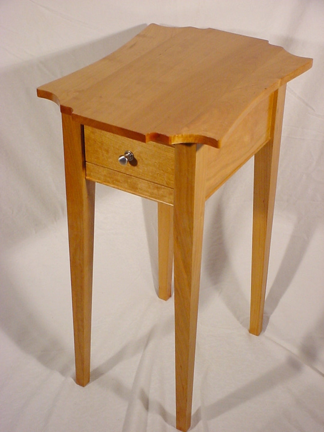Shaker Style End Table Made of Solid Cherry With a Unique Top - Etsy