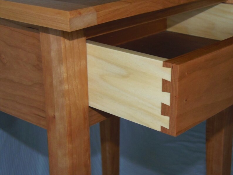 Shaker End Table Made From Solid Cherry - Etsy