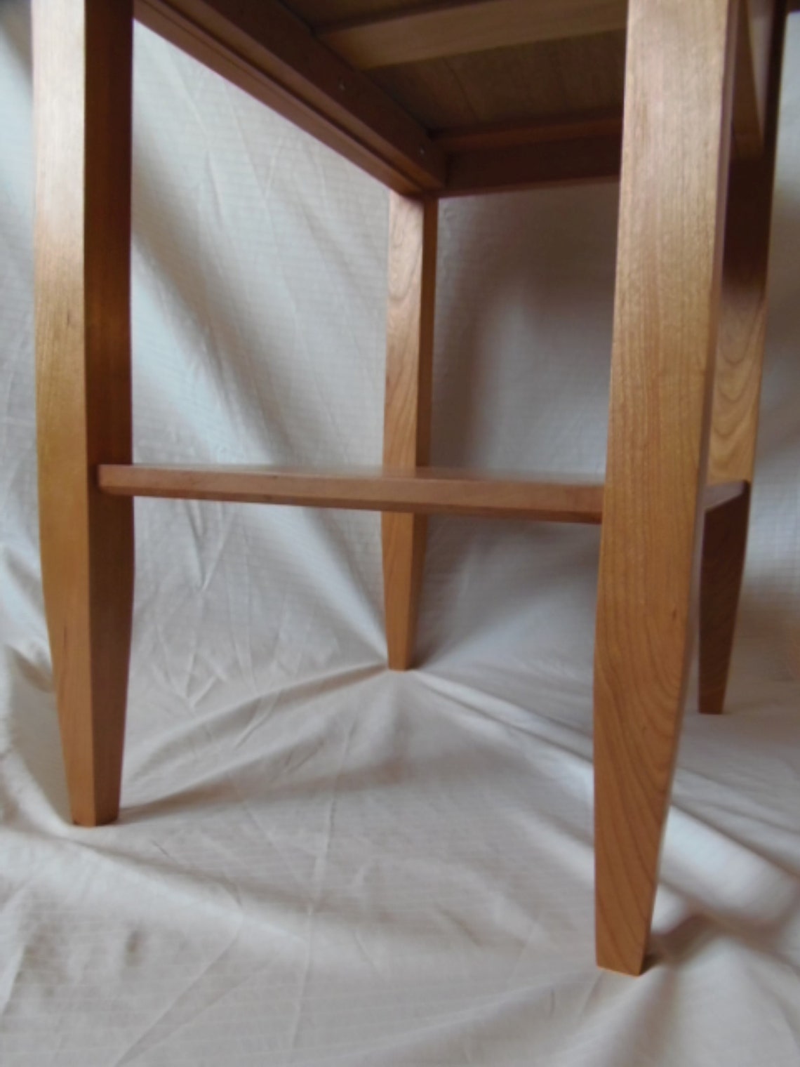Shaker Inspired Solid Cherry End Table With Drawer and Shelf - Etsy