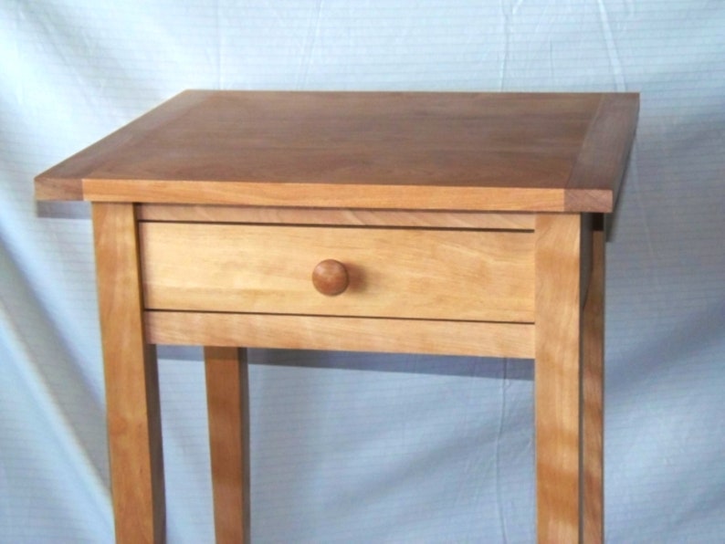 Shaker End Table Made From Curly Cherry - Etsy