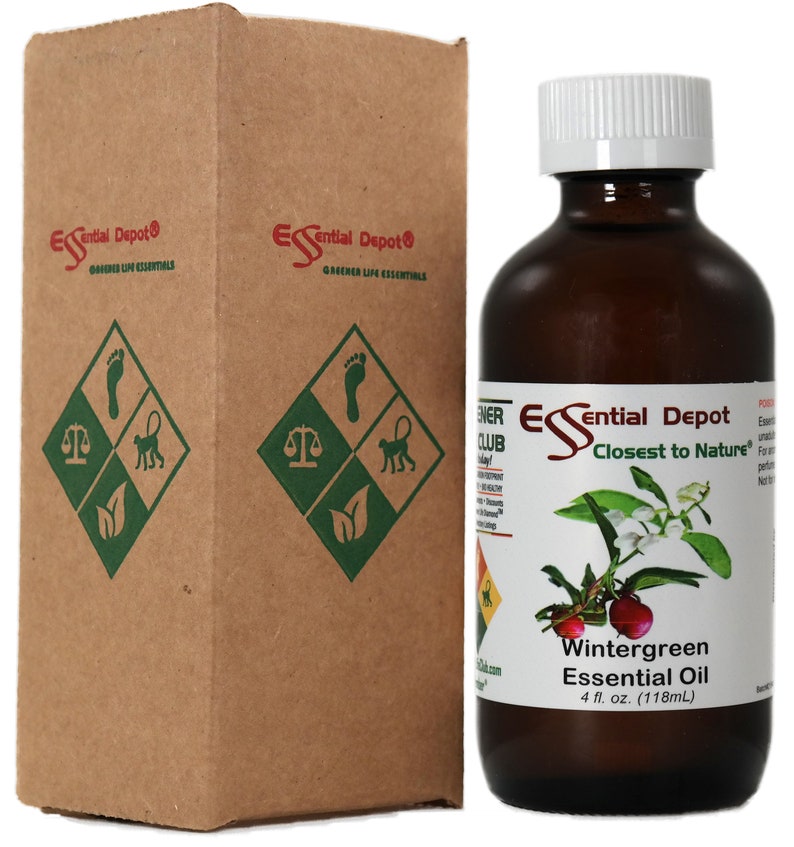 Wintergreen Essential Oil 4 Oz. - Etsy
