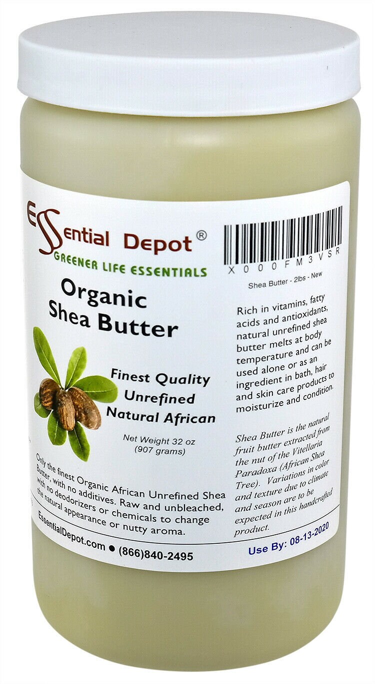 Organic Shea Butter Grade A Premium Unrefined 32 Oz - Etsy