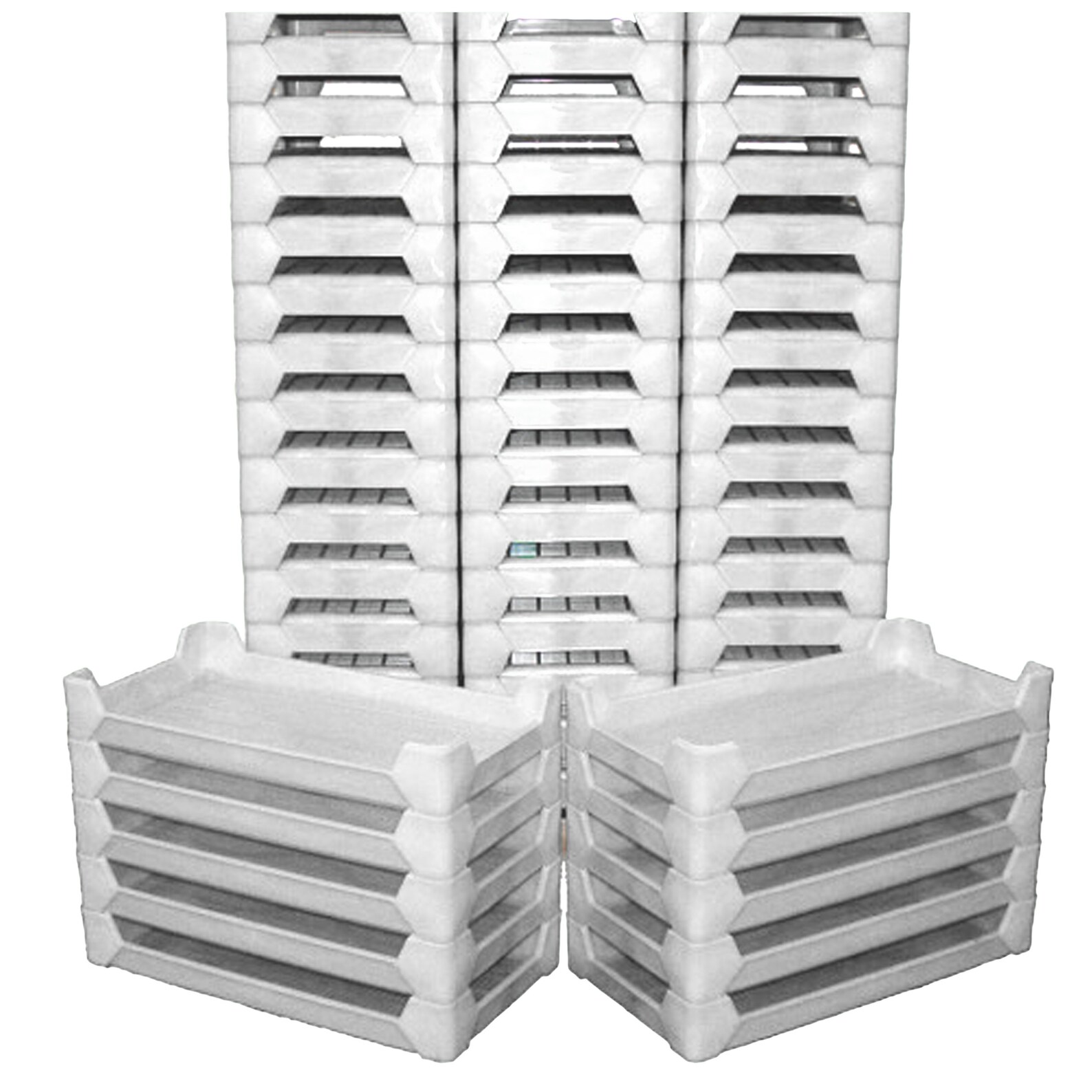 2nd Generation Stackable Soap Drying Tray - 3 Pack of Trays (no Wheels ...