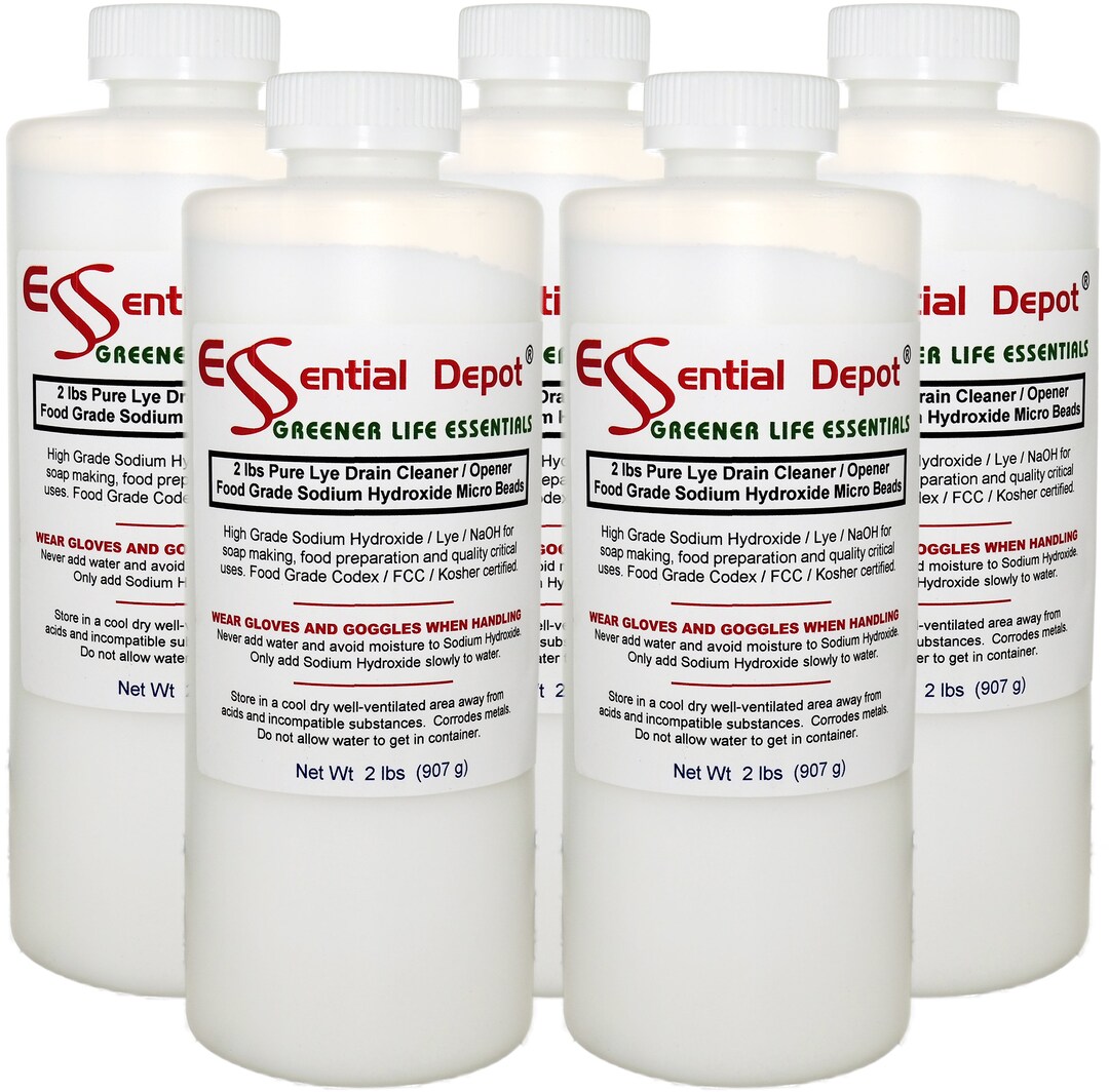 Sodium Hydroxide NAOH 10 Lbs Food Grade Lye Free Ship - Etsy Canada