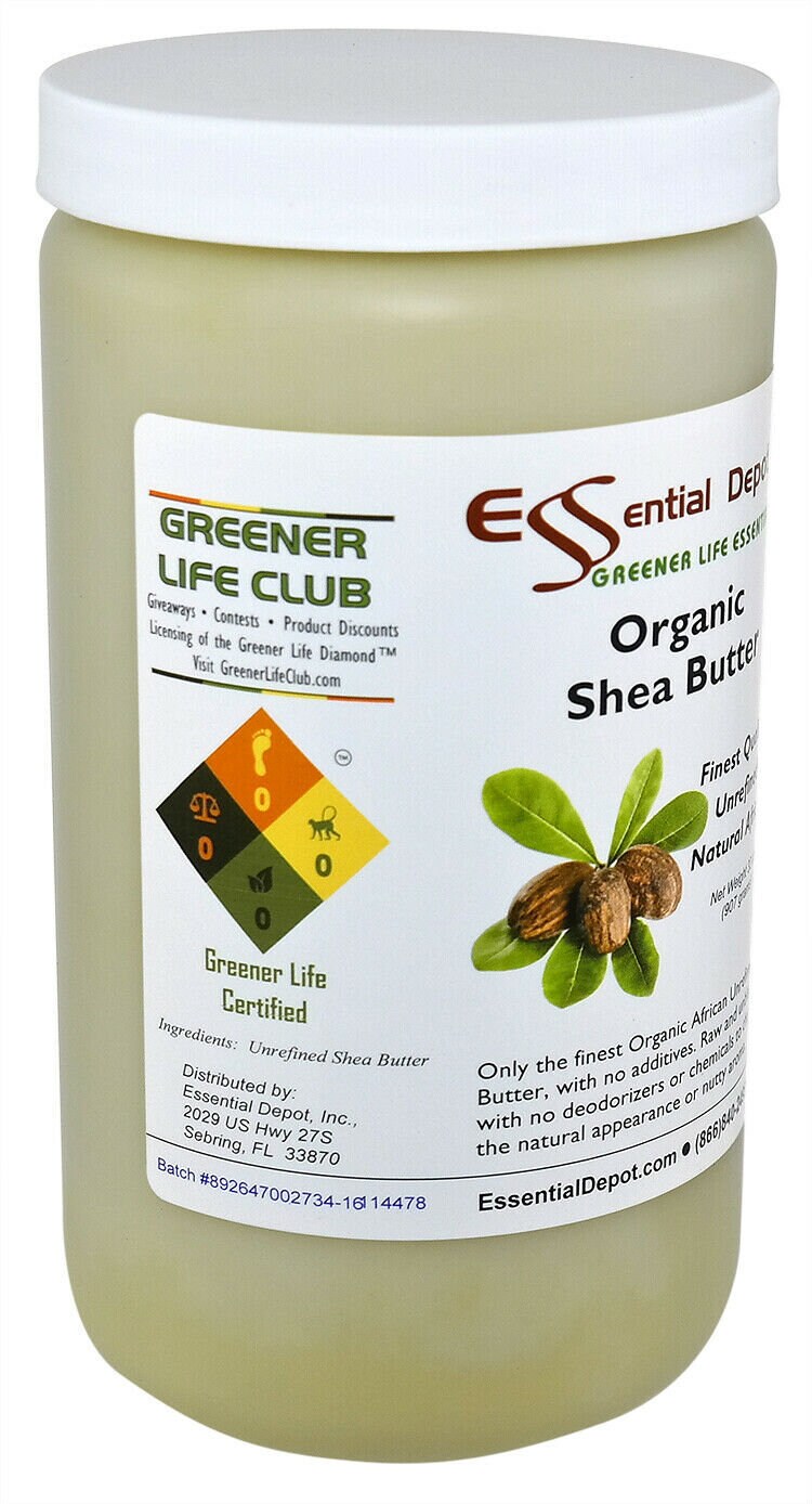 Organic Shea Butter Grade A Premium Unrefined 32 Oz - Etsy