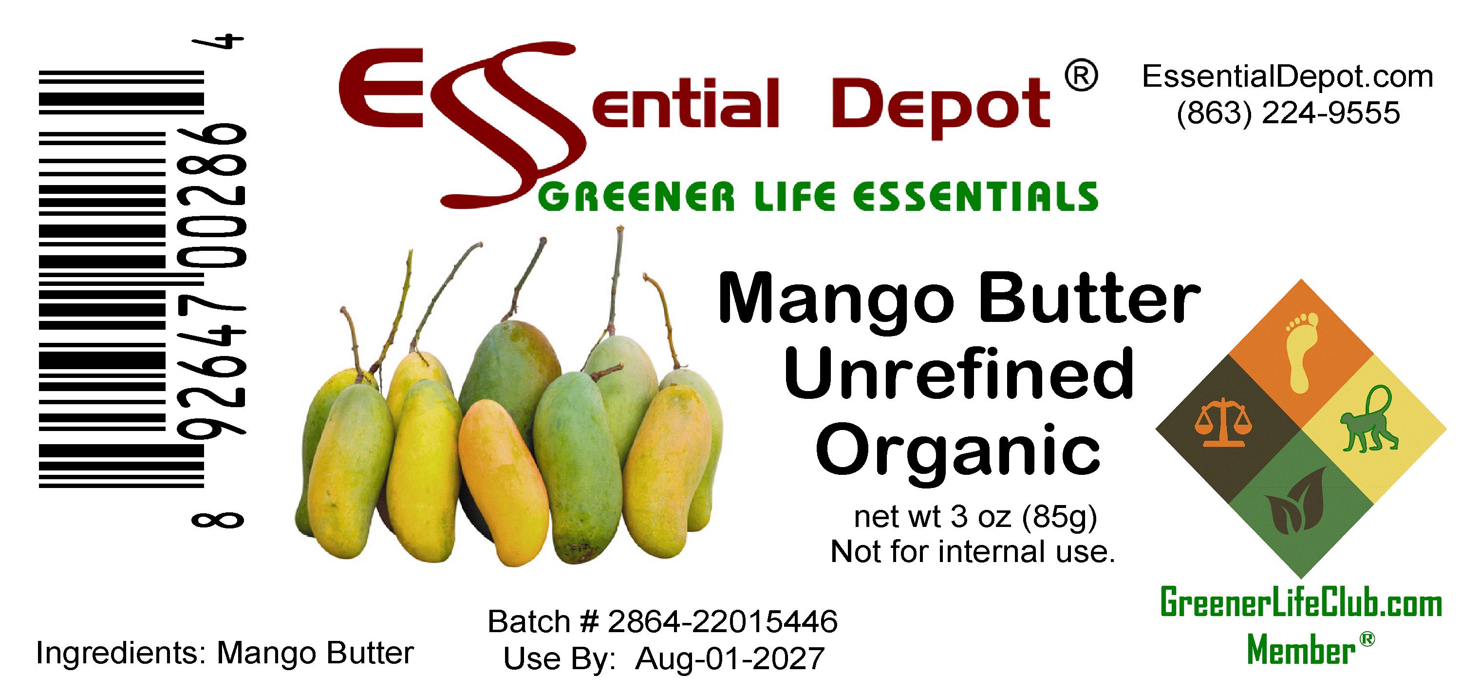 Organic Mango Butter 3 Oz. - Etsy