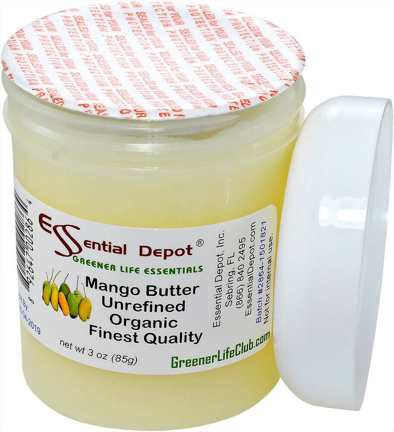 Organic Mango Butter 3 Oz. - Etsy