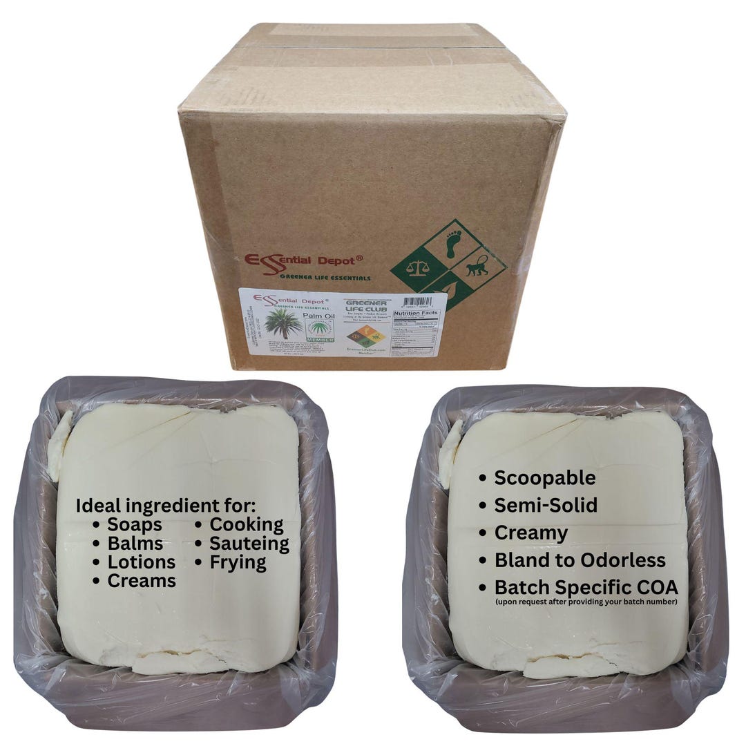 Palm Oil Cube - 50 Lbs. No Stir - RSPO - Sustainable - NOT HYDROGENATED ...