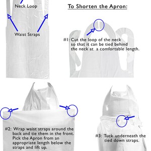 Apron - Plastic Disposable And/or Reusable - Etsy
