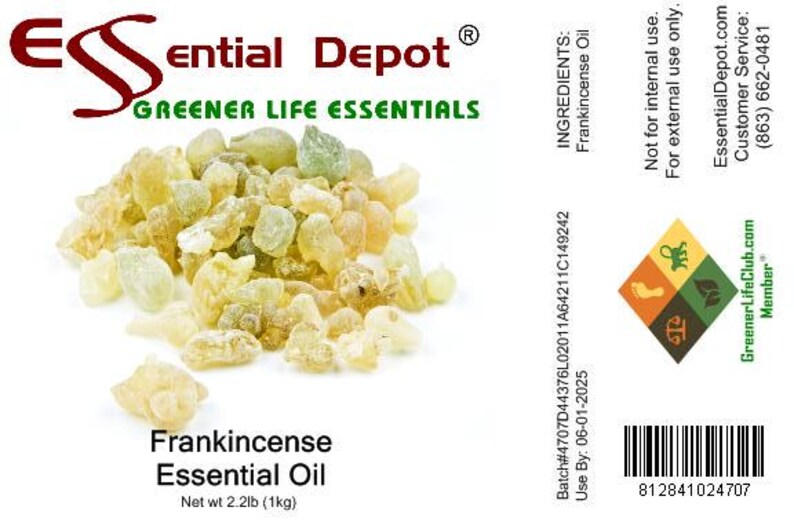 Frankincense Essential Oil - 1 Kg. - Approx 2.2 Lbs. - Etsy
