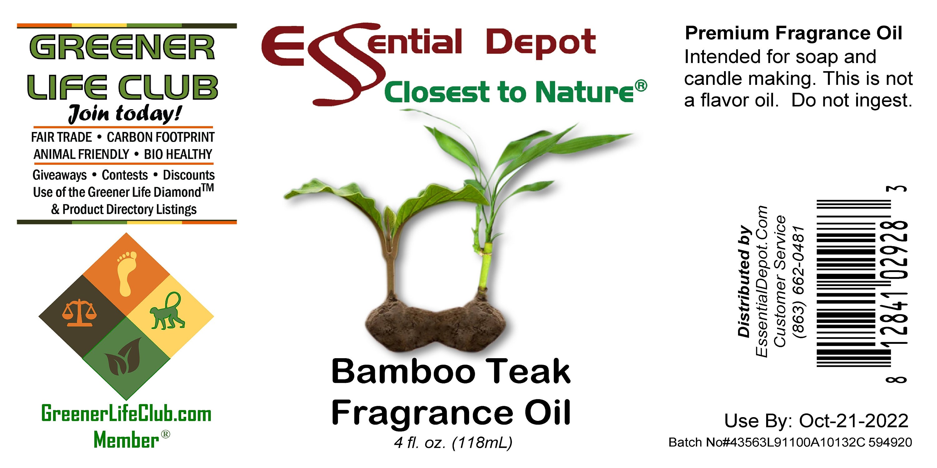 Bamboo Teak Fragrance Oil 4 Oz. - Etsy