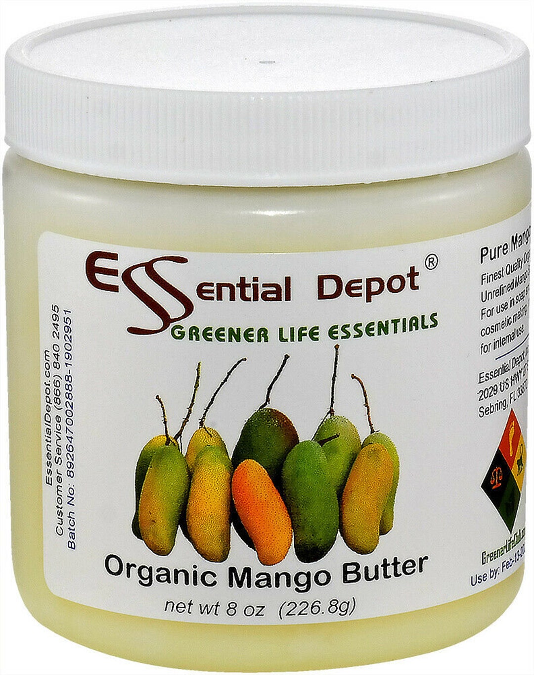 Organic Mango Butter 8 Oz - Etsy