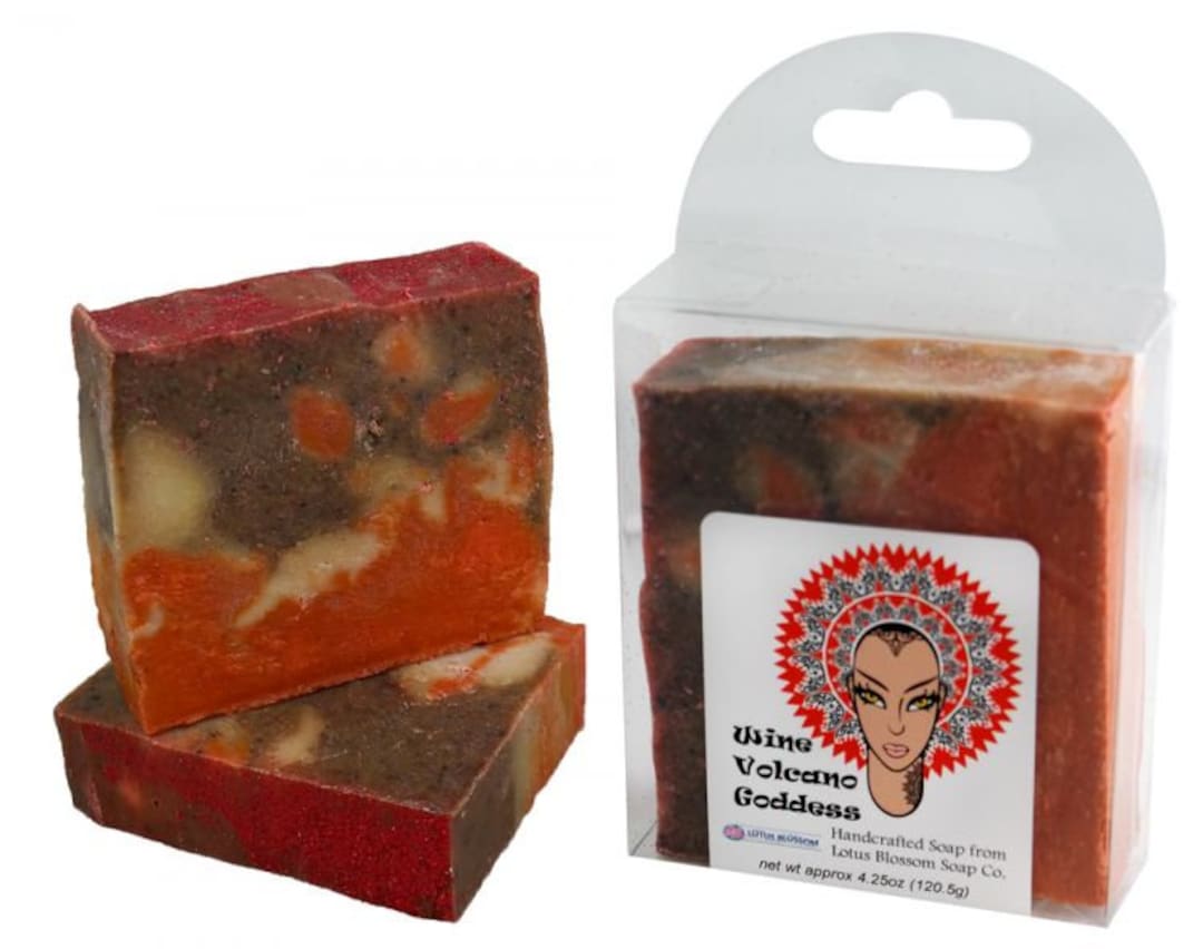 Artisan Soap - Wine Volcano Goddess Bar Soap - Etsy