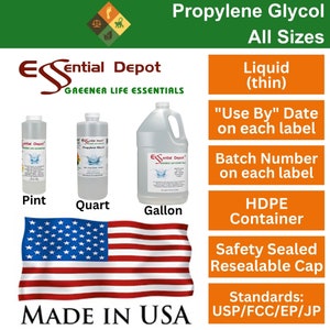 Glycube 4 Gallons Propylene Glycol USP (pharmaceutical Grade) - Etsy