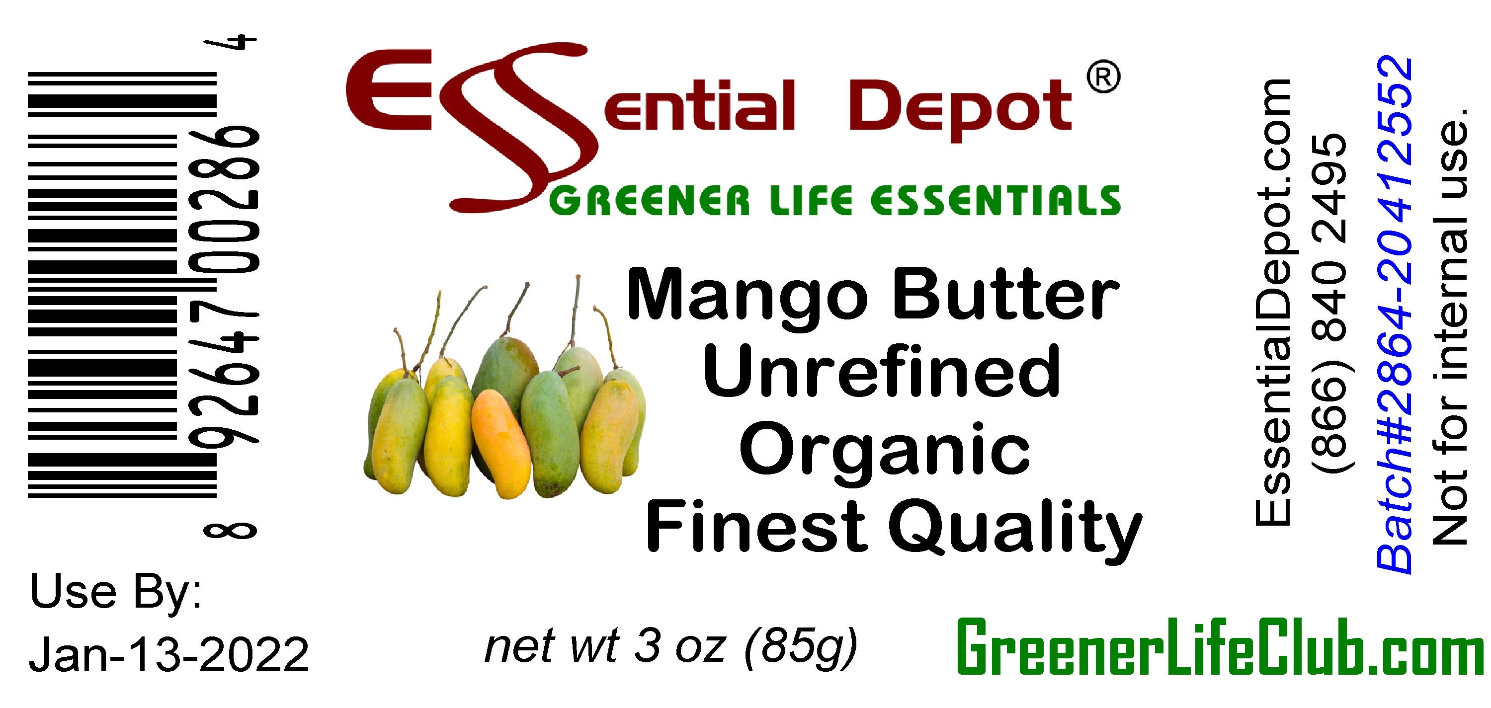 Organic Mango Butter 3 Oz. - Etsy