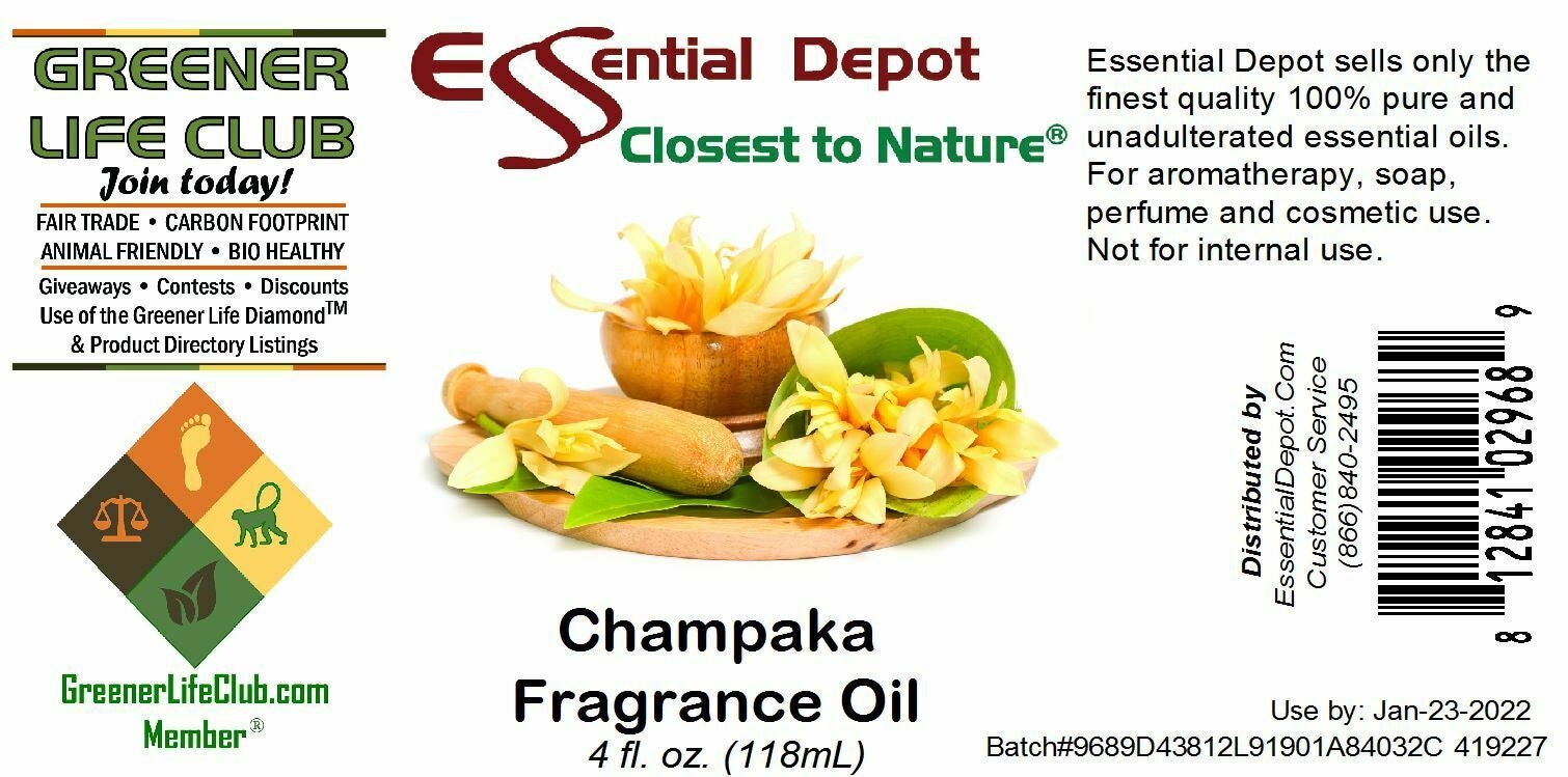 Champaka Fragrance Oil 4 Oz. Also Known as Nag Champa - Etsy