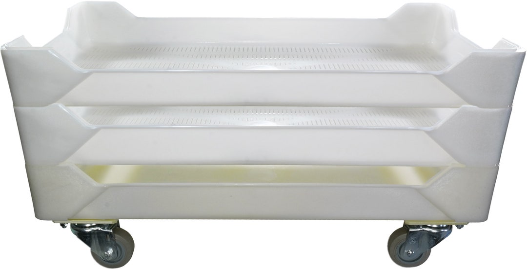 2nd Generation Stackable Soap Drying Tray - 3 Trays (1 Dolly Tray W ...