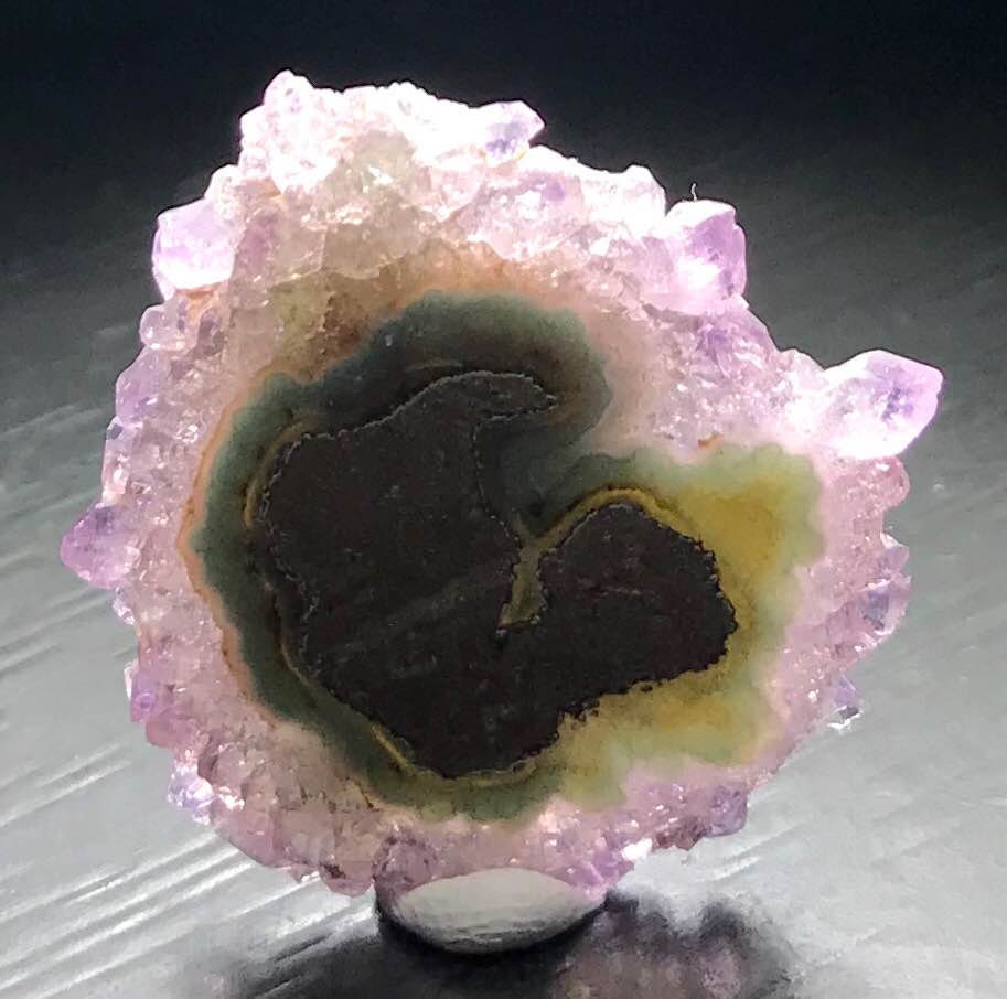 Amethyst Stalactite Spire Slice - Etsy