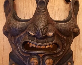 Samurai mask | Etsy