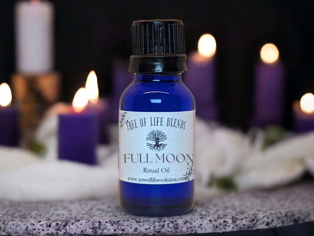 Full Moon Oil | Moon Magick Oil | Ritual Oil - Etsy